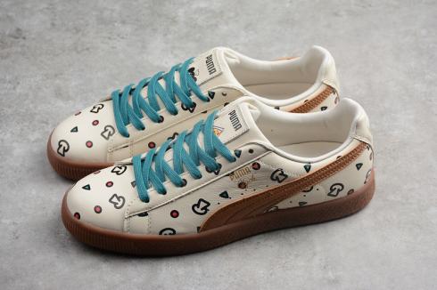 Tyakasha x Clyde Graphic TYAKASHA Birch Casual Womens Shoes 368100-01 ...