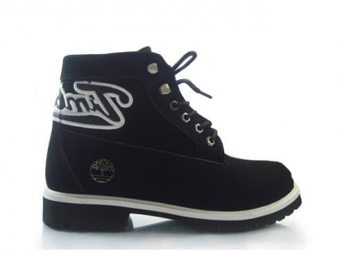 Timberland Custom Varsity Boots Black White For Men - Timberland Shoes ...