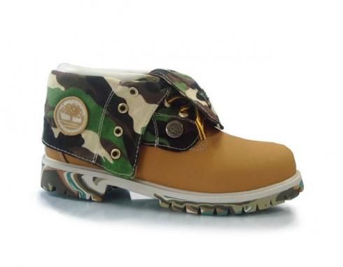 Timberland Roll-top Boots Men Army Green Wheat - Timberland Shoes ...