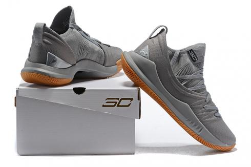 Under Armour UA Curry V 5 Low Men Basketball Shoes Cool Grey - UA Curry 5 Low - Sepcleat