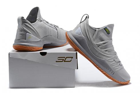 Under Armour UA Curry V 5 Men Basketball Shoes Cool Grey - UA Curry 5 ...