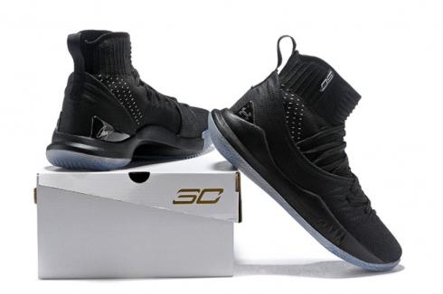UA Curry 5 Under Armour Curry 5 High Black Silver 3020677-009 - UA ...