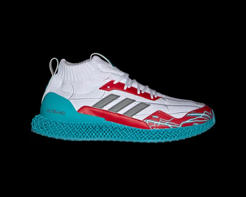 Marvel X Adidas Ultra 4D Mid Evolved Spider Man 2 Cloud White Team Marvel X Adidas Ultra 4D Mid Evolved Spider Man 2 Cloud White Team