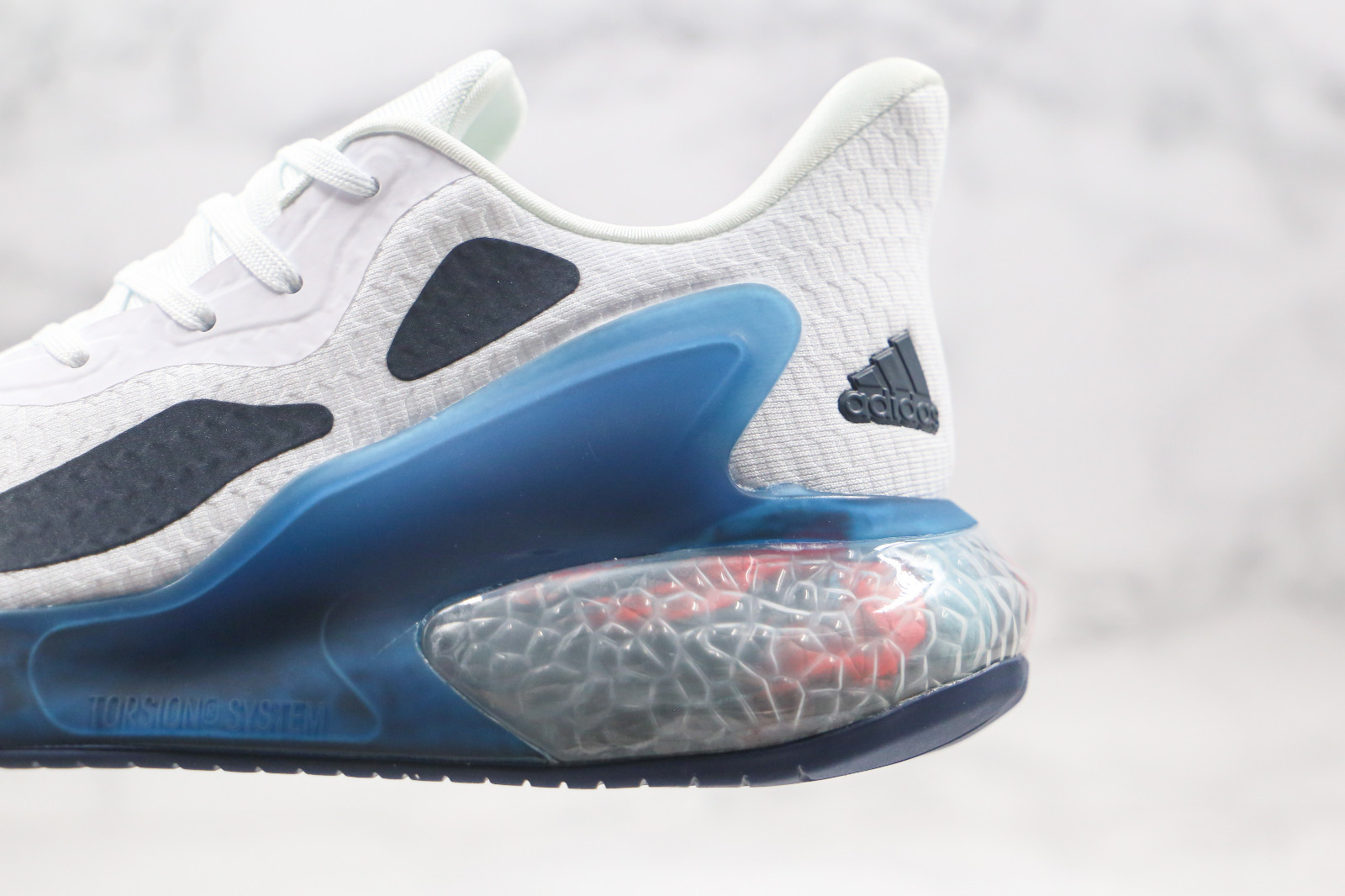 Adidas AlphaBounce Beyond Cloud White Blue Core Black CG3717 - Other ...