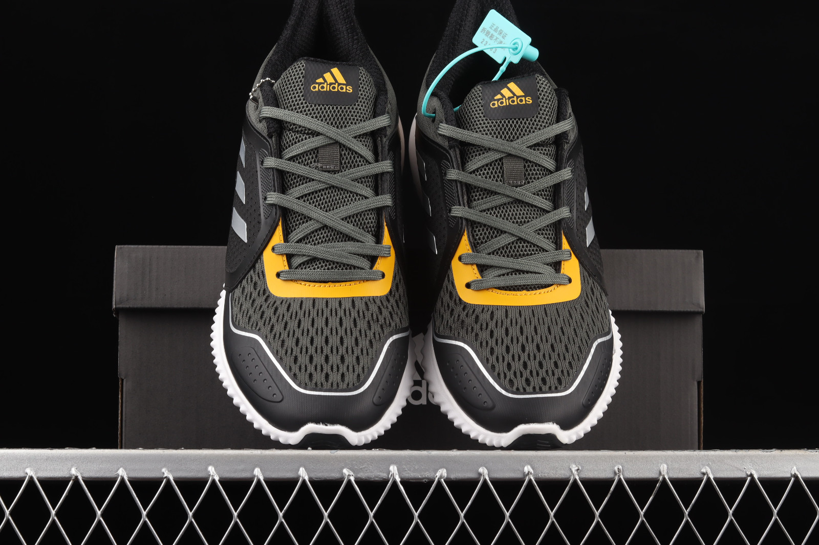 Adidas Clima Warm Bounce Irid Core Black Yellow Cloud White EG9524 ...