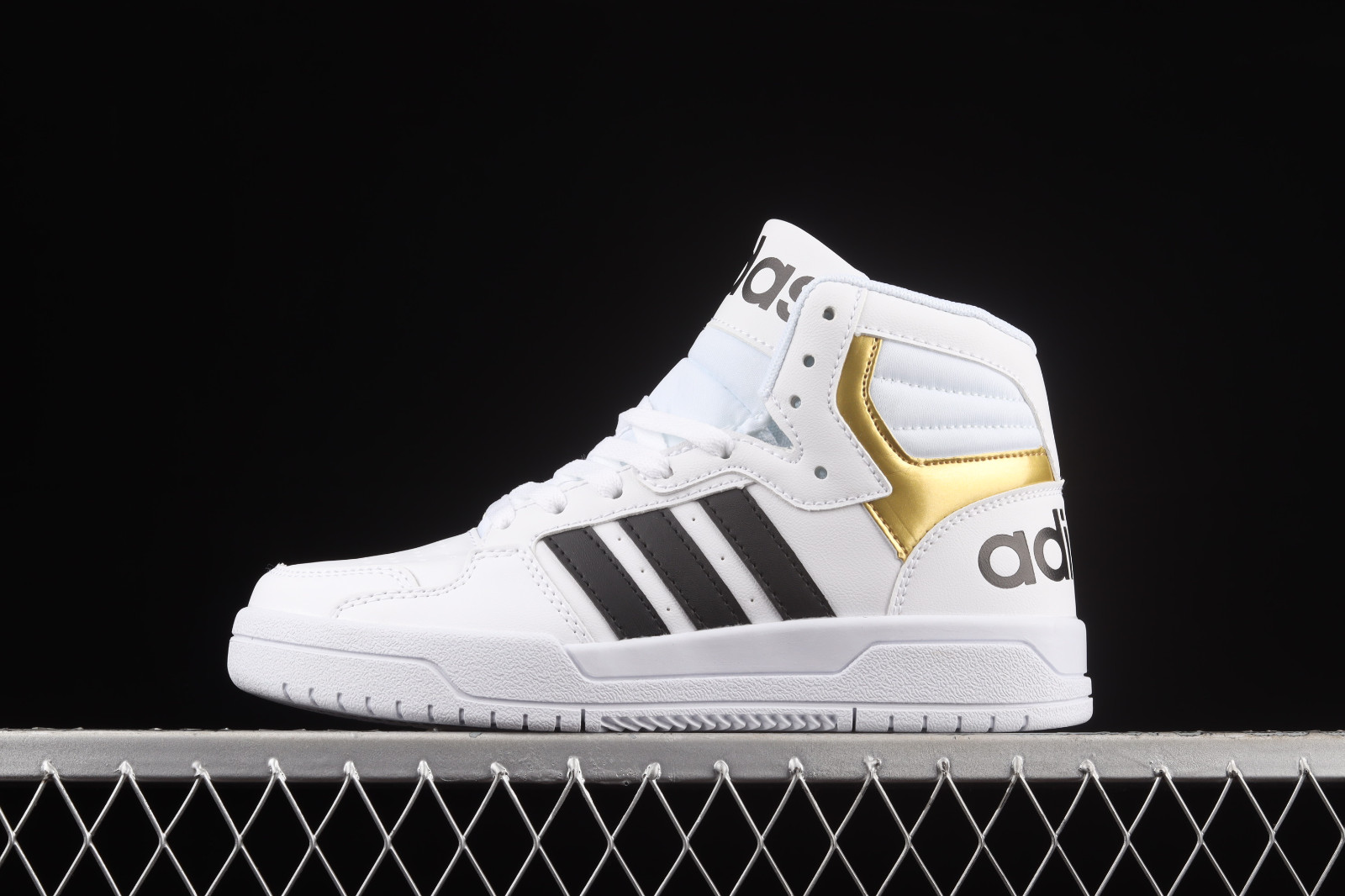 Adidas Entrap Mid Cloud White Gold Metallic Core Black FY4284 - Other ...
