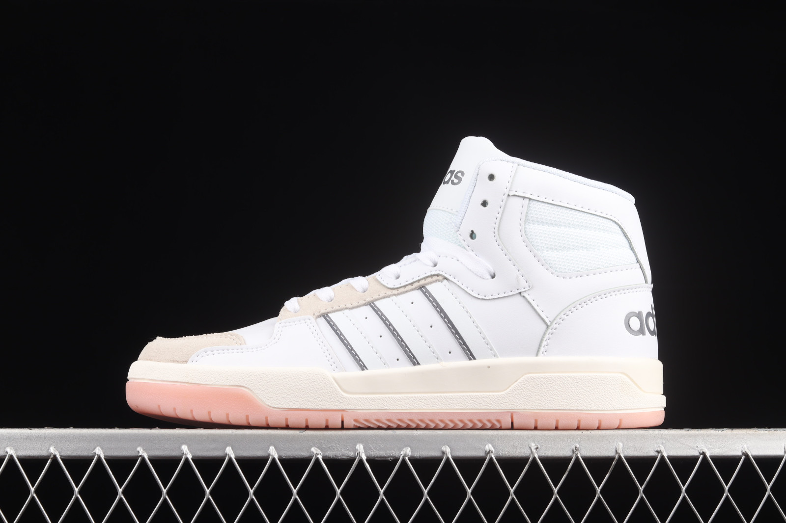 Adidas Entrap Mid Cloud White Pink Core Black Shoes HO1229 - Other ...