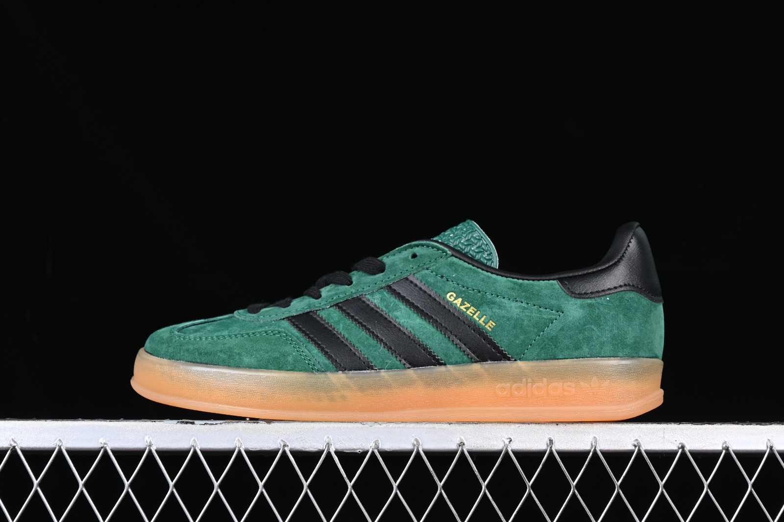 Adidas Gazelle Indoor Collegiate Green Core Black Victory Gold IG9978 ...
