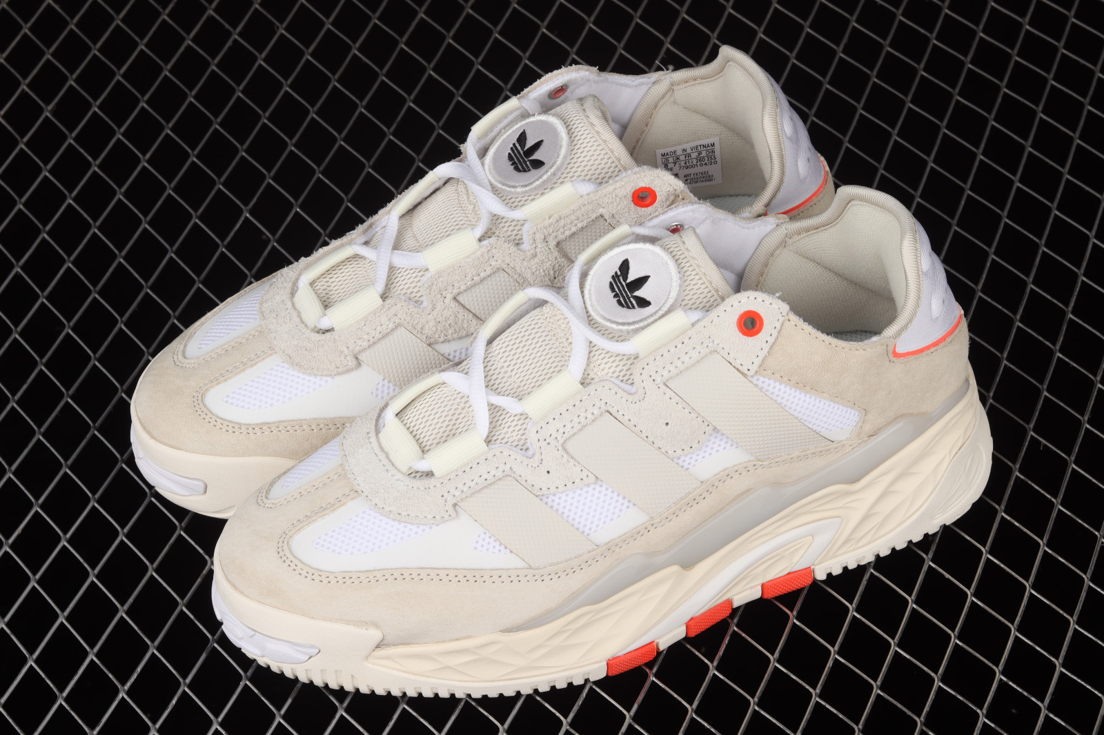 Adidas Original Niteball Grey One Cream White Cloud White FX7652 ...