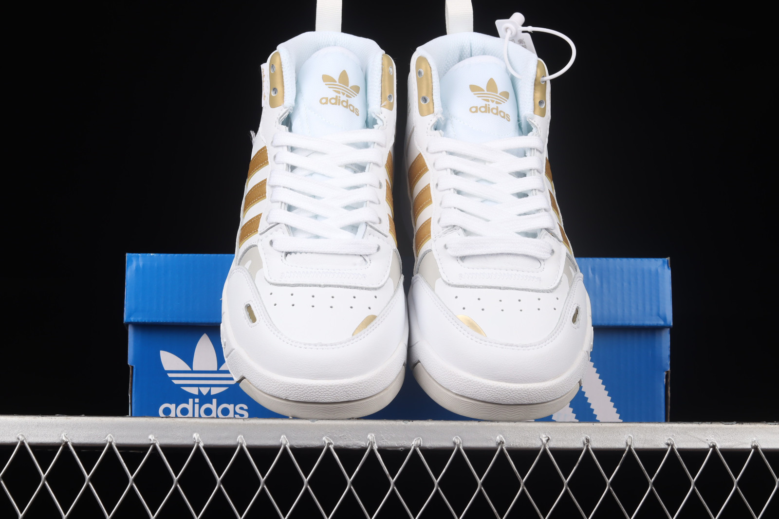 Adidas Originals Post UP Cloud White Metallic Gold Shoes H00220 - Other ...