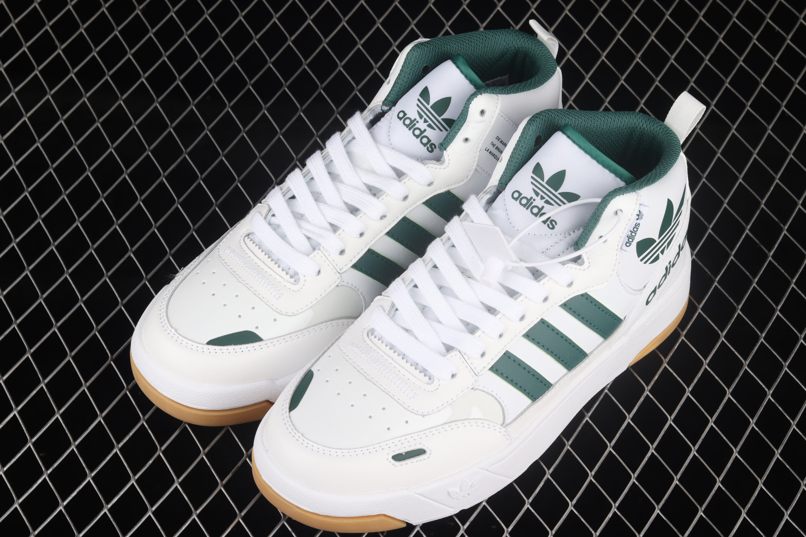 Adidas Originals Post Up Cloud White Dark Green Brown GY1392 - Other ...