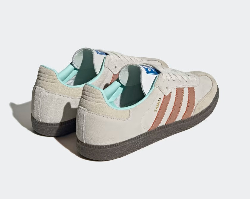 Adidas Originals Samba OG Crystal White Clay Strata Gum 5 ID2047 ...