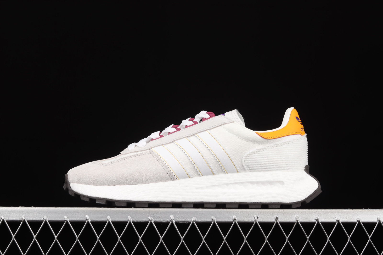 Adidas Racing 1 Boost Prototype Cloud White Orange Core Black GW6058 ...