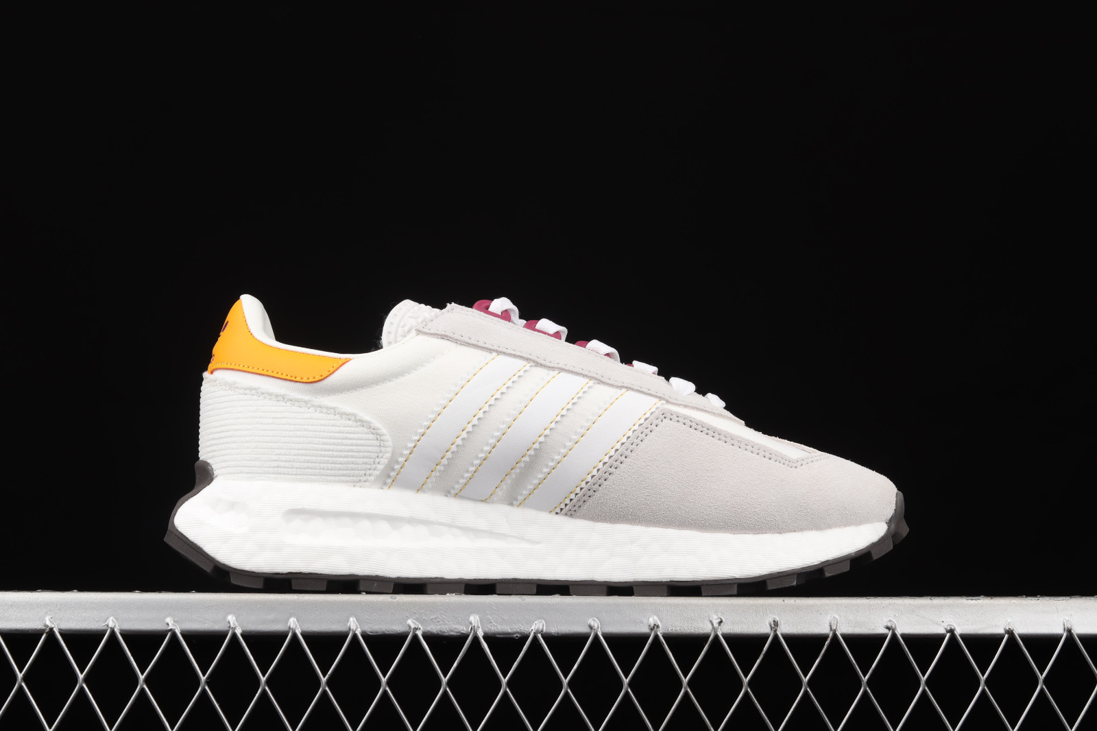 Adidas Racing 1 Boost Prototype Cloud White Orange Core Black GW6058 ...