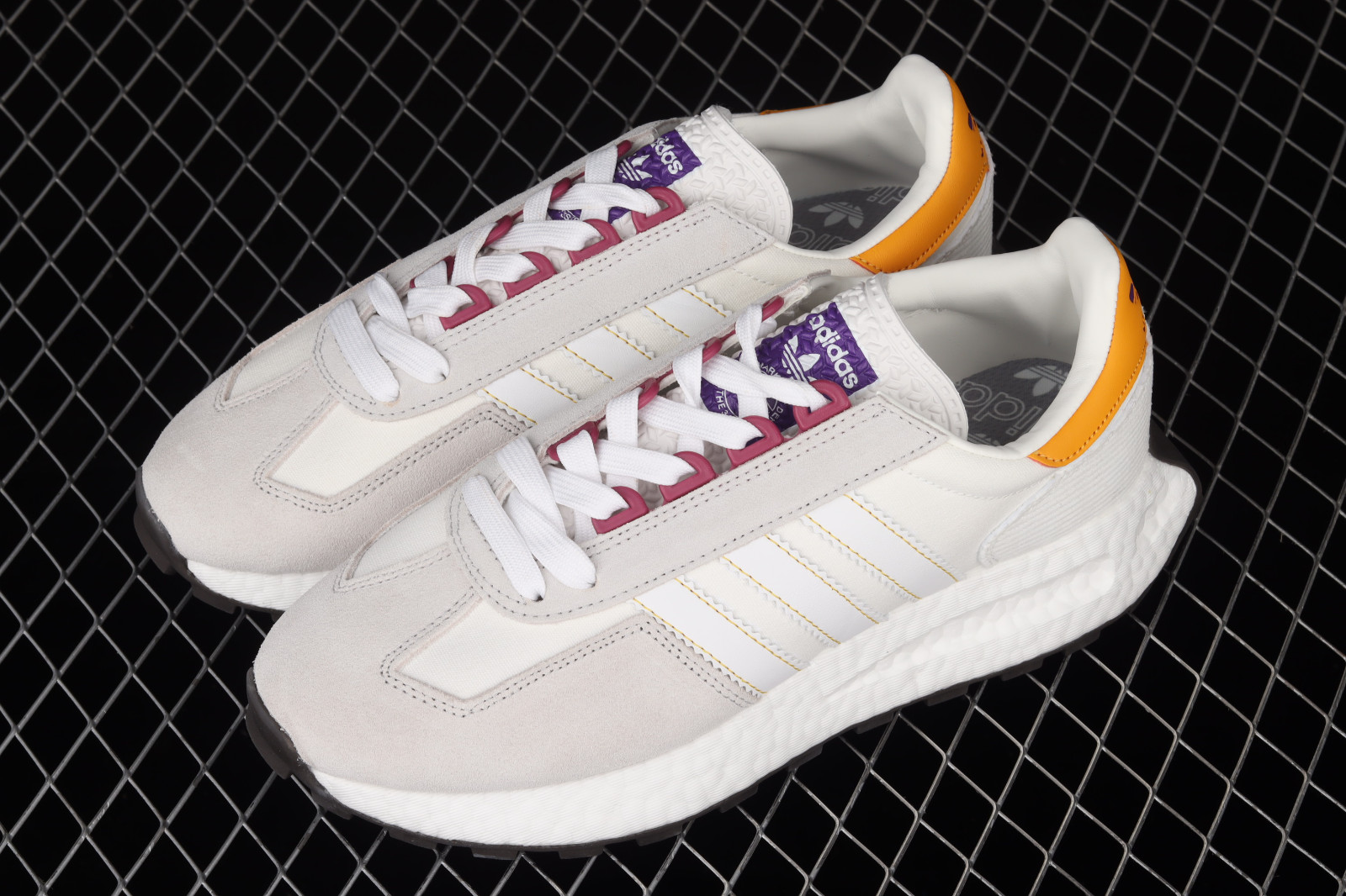 Adidas Racing 1 Boost Prototype Cloud White Orange Core Black GW6058 ...