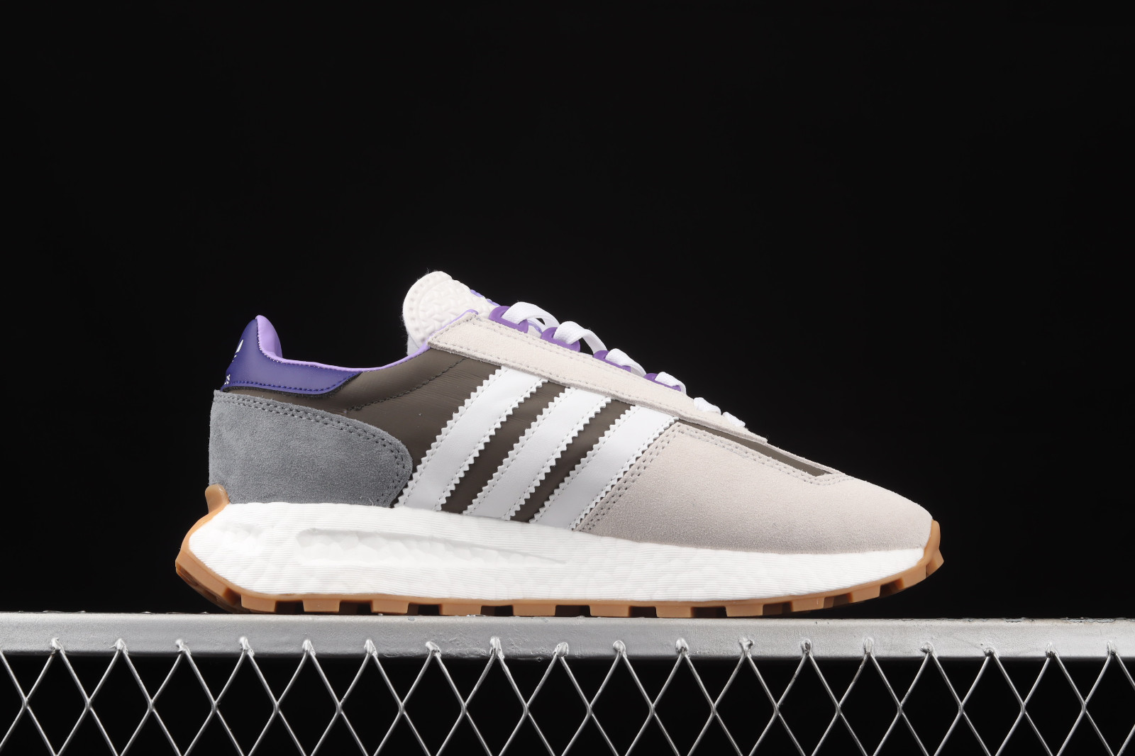 Adidas Racing 1 Boost Prototype Cloud White Purple Grey GY1034 - Other ...