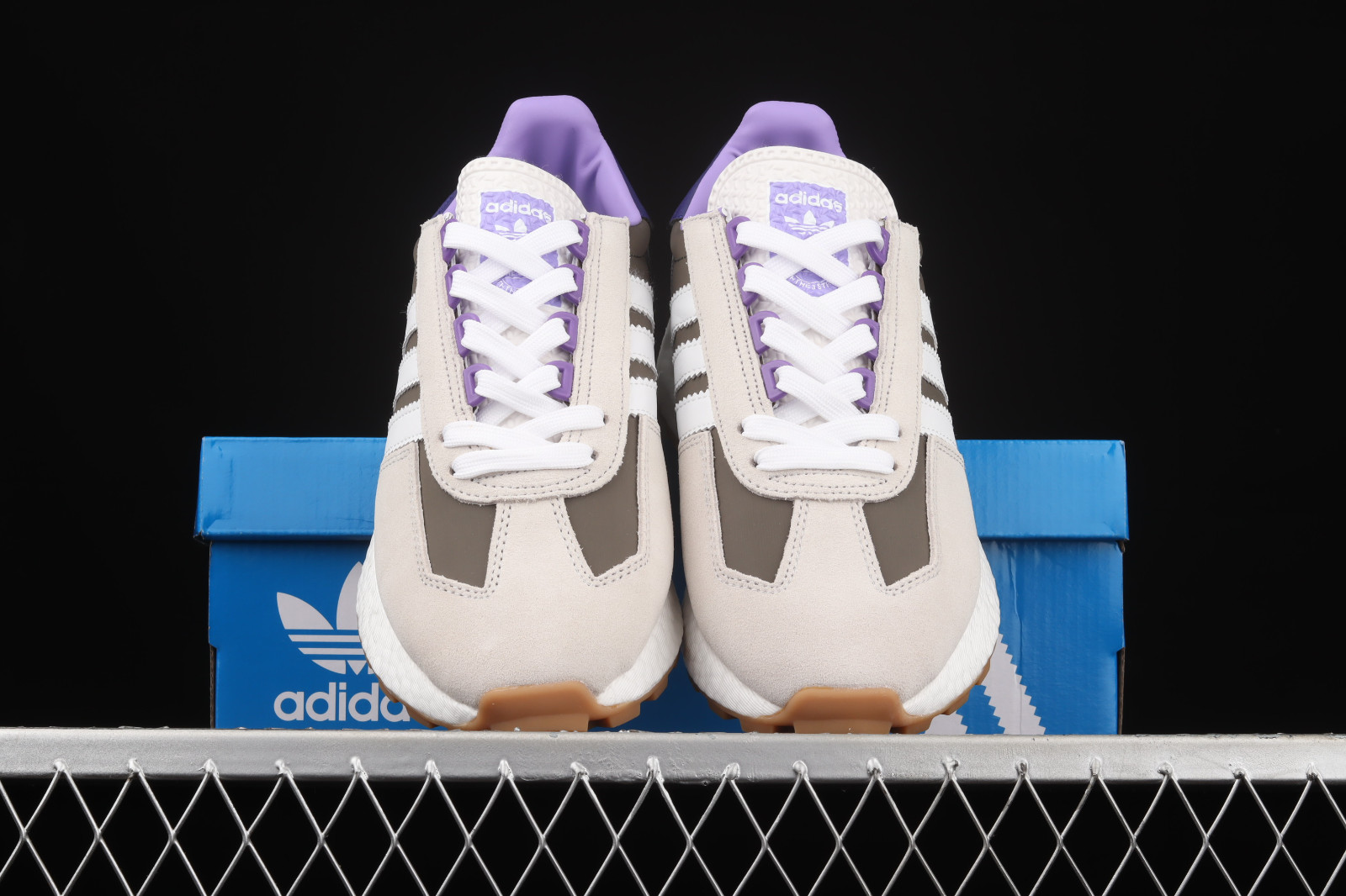 Adidas Racing 1 Boost Prototype Cloud White Purple Grey GY1034 - Other ...