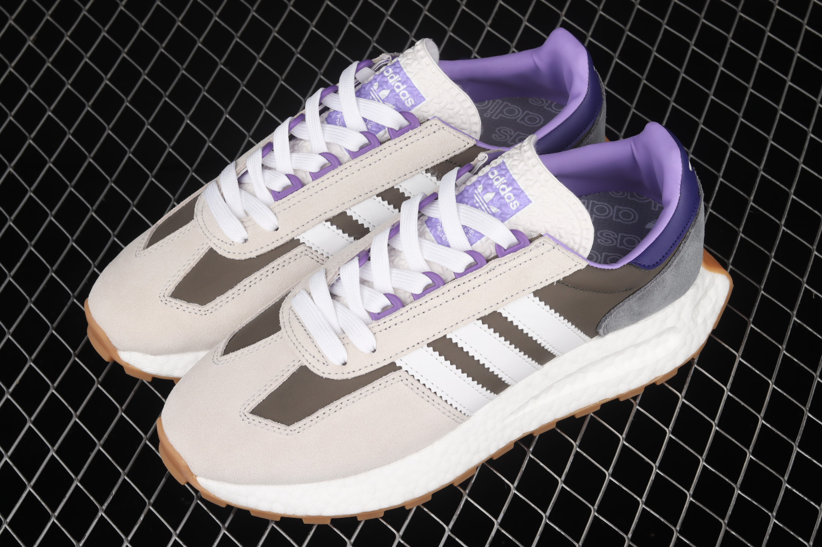 Adidas Racing 1 Boost Prototype Cloud White Purple Grey GY1034 - Other ...