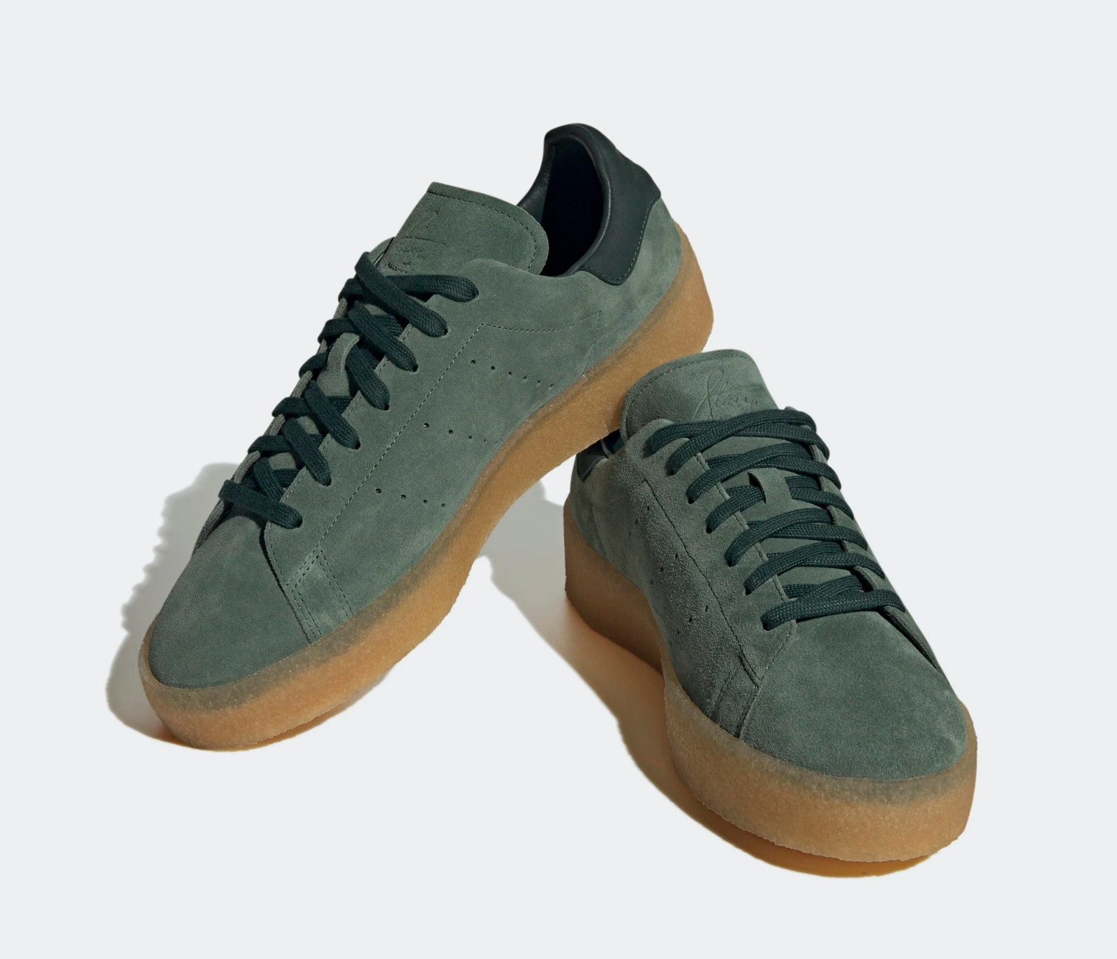 Adidas Stan Smith Crepe Green Oxide Shadow Green Crepe Color FZ6444 ...
