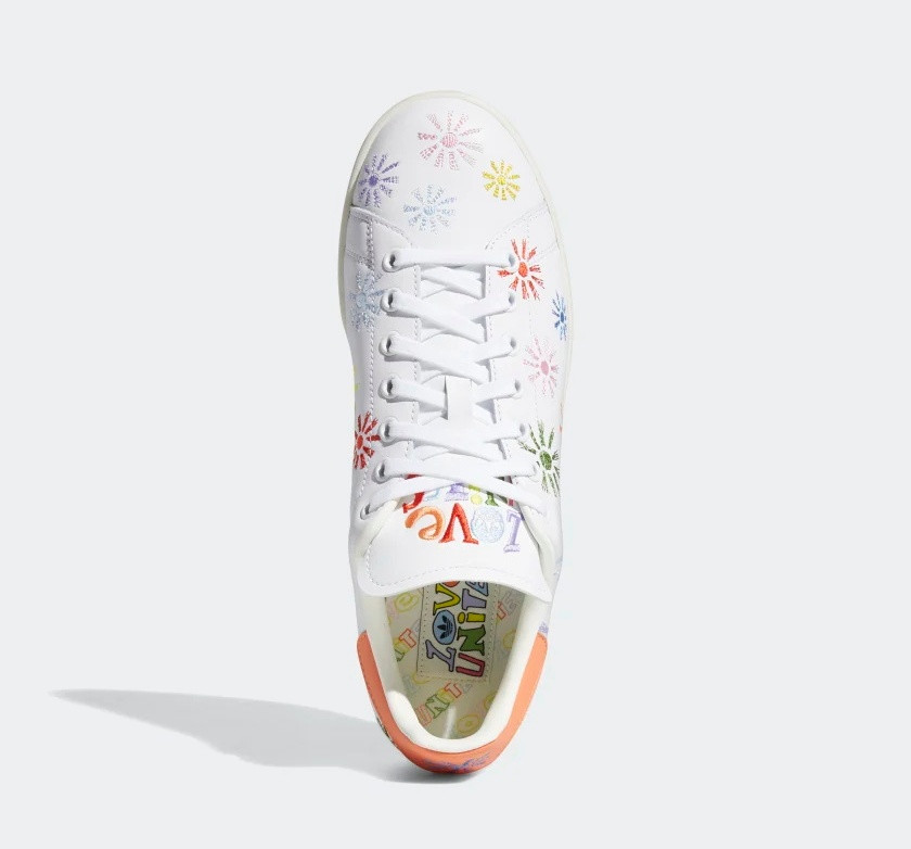 Adidas Stan Smith Pride Cloud White True Pink Off White GW2417 - Other ...