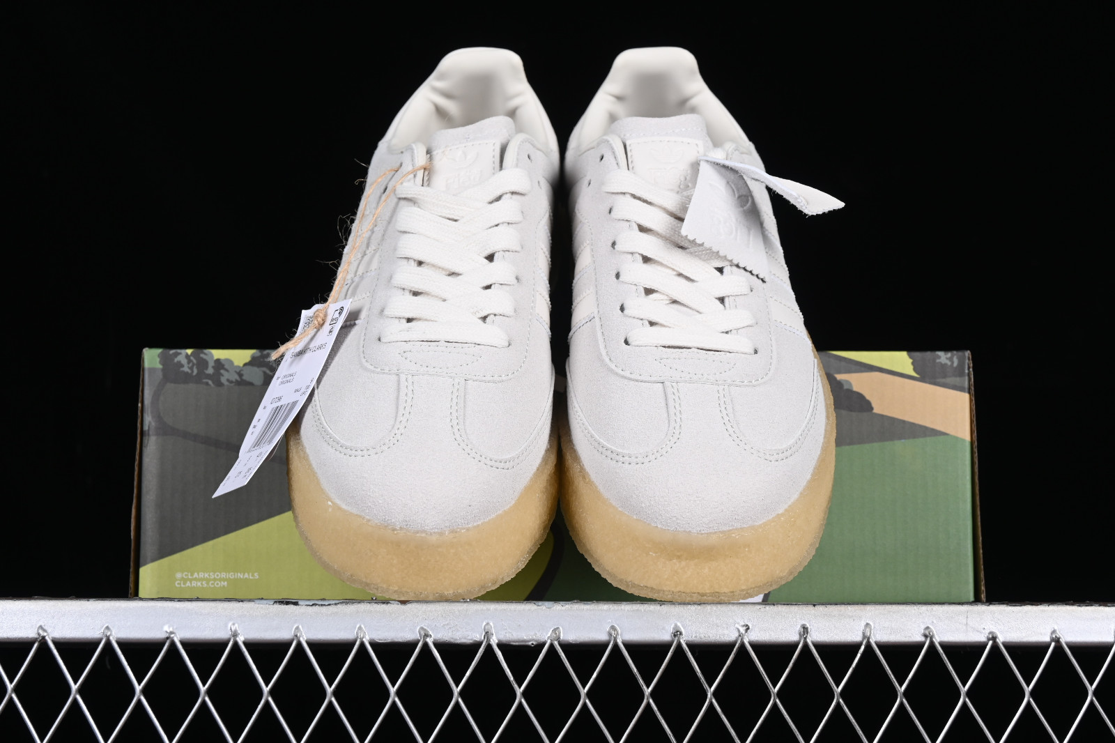 Kith x Clarks x Adidas Originals 8th Street Samba Grey Gum ID7296 ...
