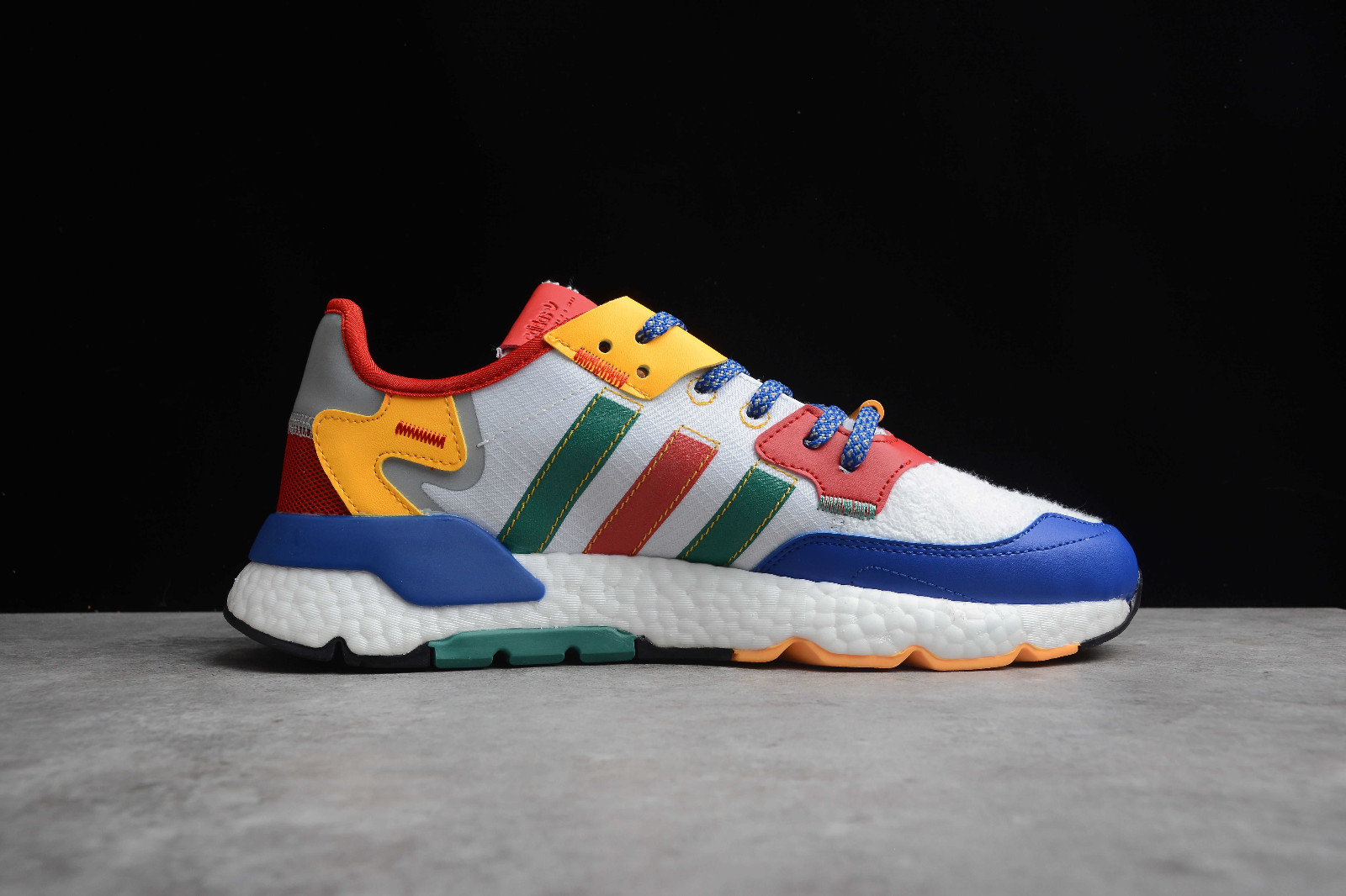 Nite Originals Jogger Boost Red Blue Cloud White Multi-Color FE1957 ...