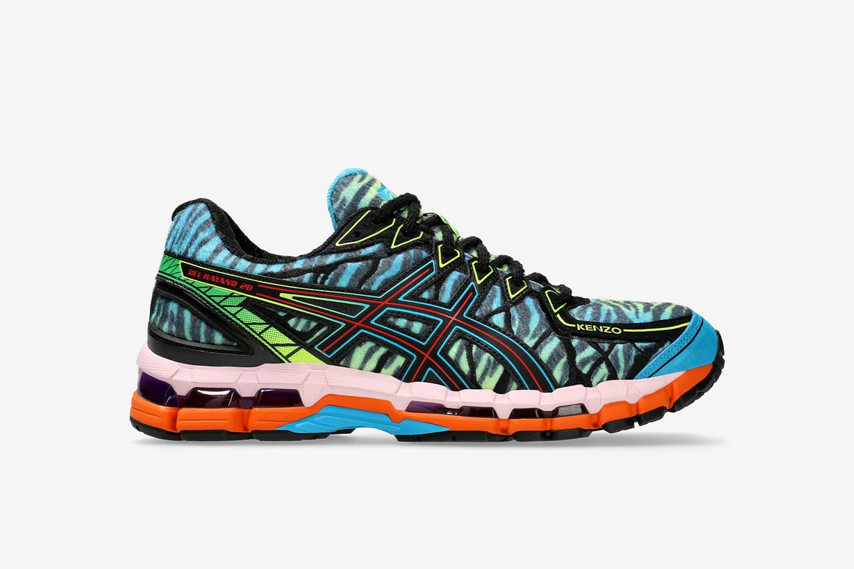 Asics Sportstyle Gel kayano 20 X Kenzo 1201B032-400 Black Aqua Digital ...
