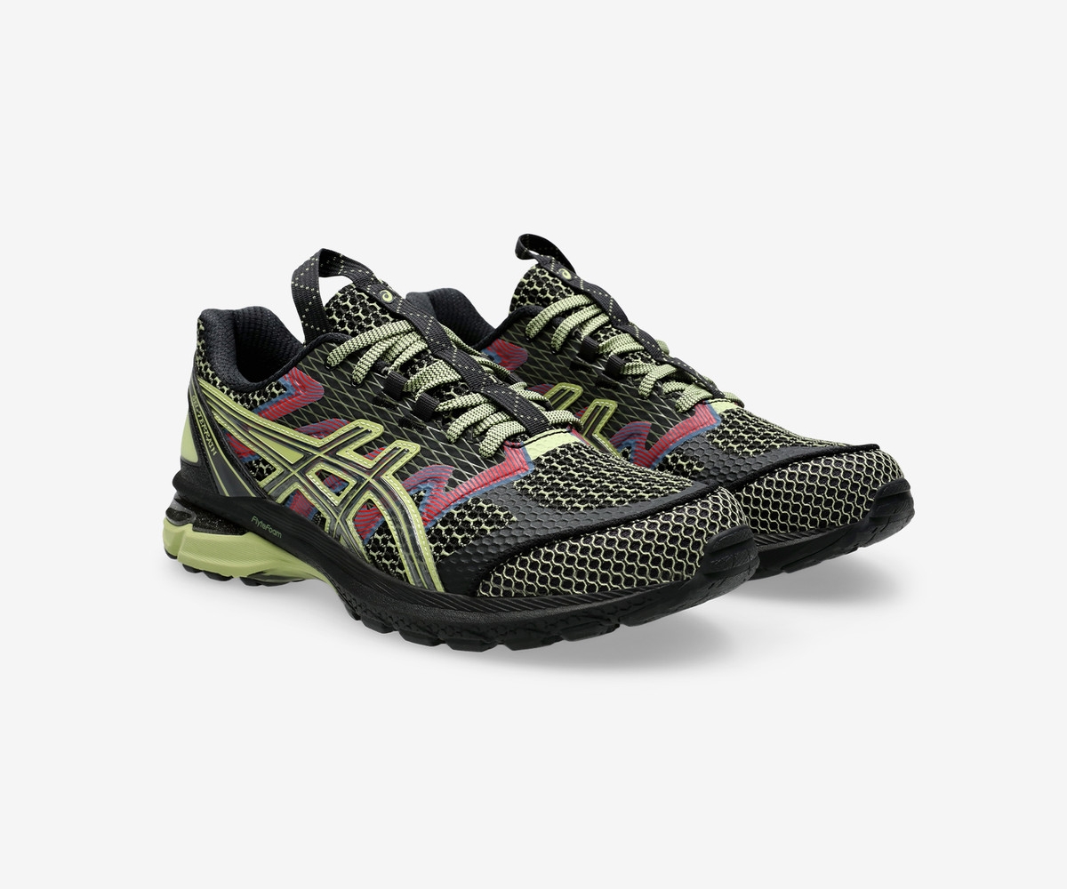 Asics Sportstyle Us4 s Gel terrain 1203A394-001 Neon Black Lime - Asics ...