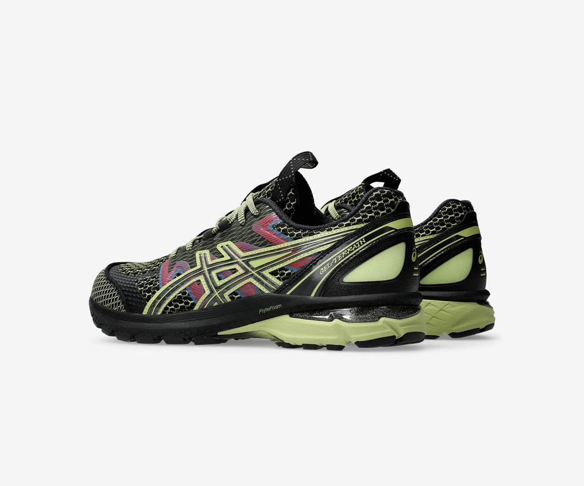 Asics Sportstyle Us4 s Gel terrain 1203A394-001 Neon Black Lime - Asics ...