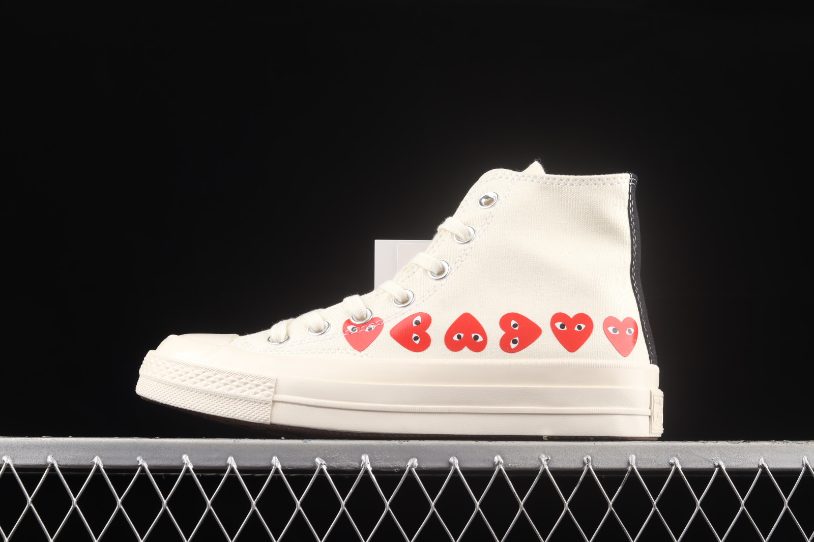 Comme des Garcons PLAY x Converse Chuck Taylor All Star 70 High White ...