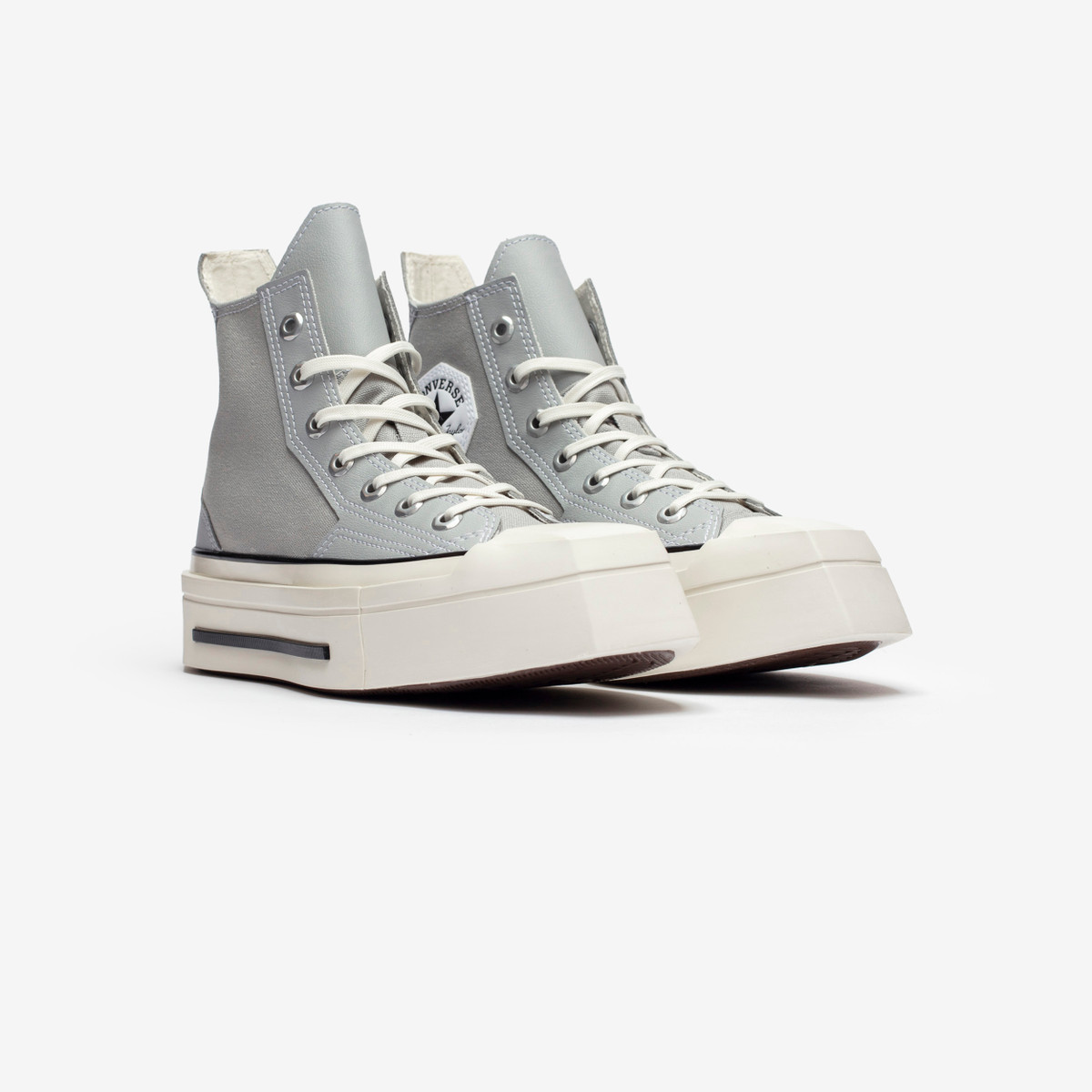 Converse Chuck 70 De Luxe Squared A08280C Egret Black Grey Area - Converse Shoes - Sepwear