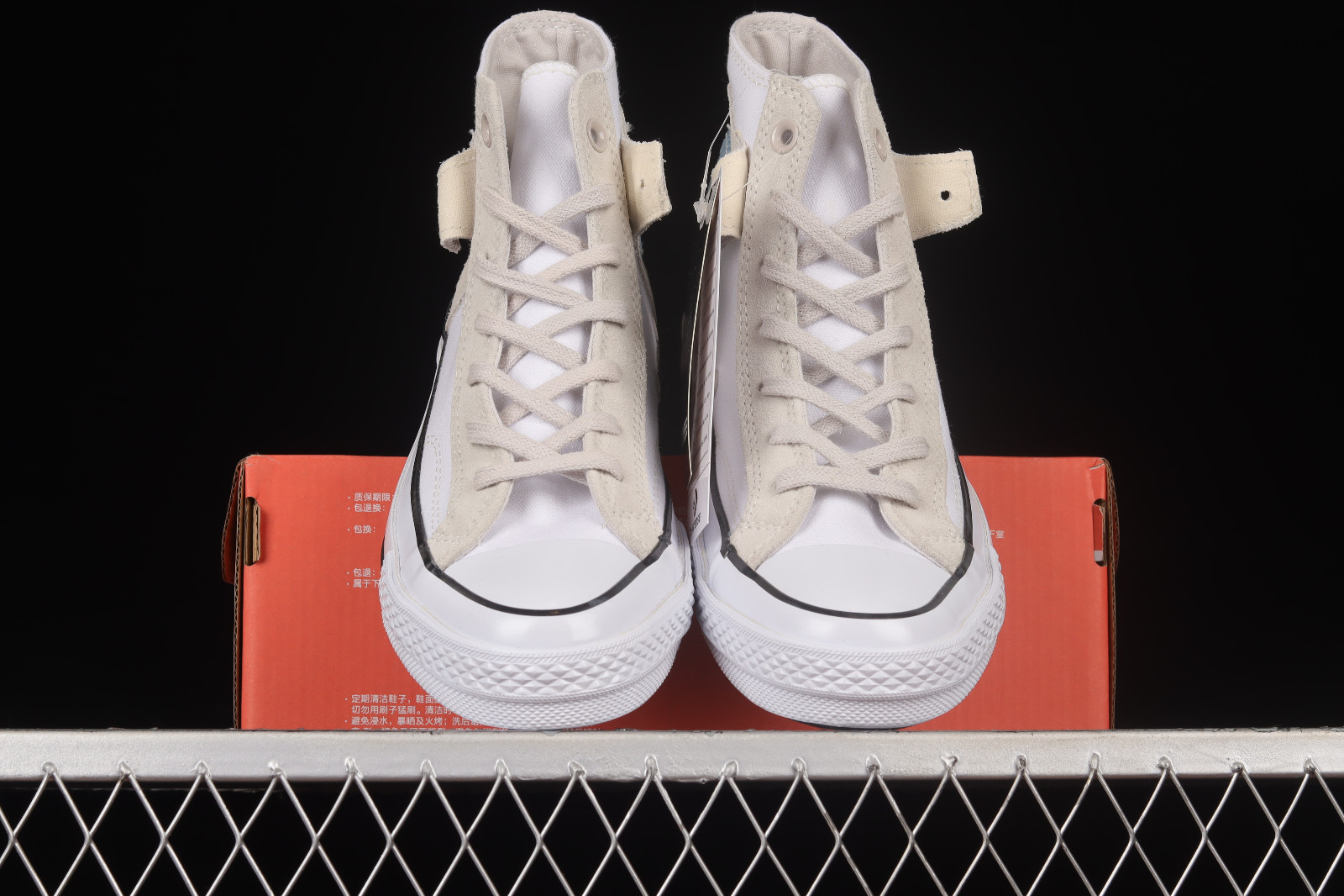 Converse Chuck Taylor All Star 70 Hi Rice White Grey Suede AO1780C ...