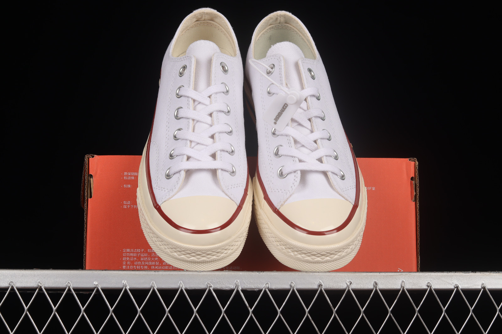 Converse Chuck Taylor All Star 70 Low Top White Garnet Egret 162065C ...