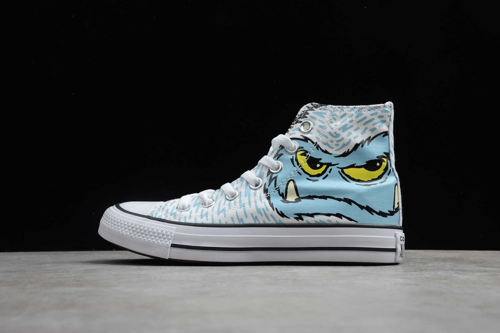 Converse Chuck Taylor All Star High Yeti Snowman Vintage White Azure ...