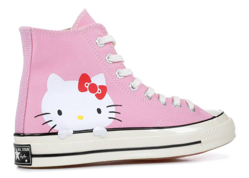 Converse Hello Kitty X Chuck 70 Canvas Hi Top Prism Pink 162936C ...