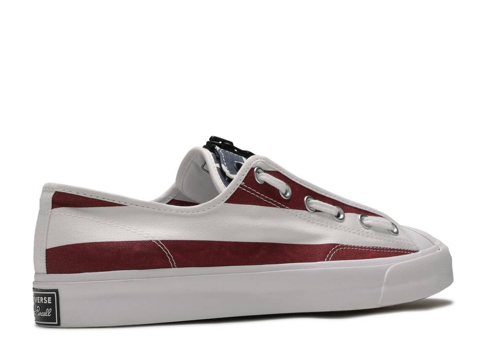 Converse Thesoloist X Jack Purcell Zip Ox Americana Garnet White ...