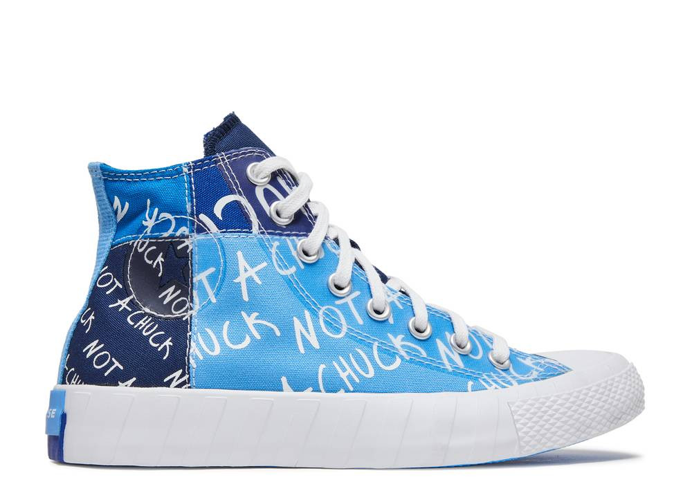 Converse Unt1tl3d High GS Not A Chuck University Blue Navy Midnight ...