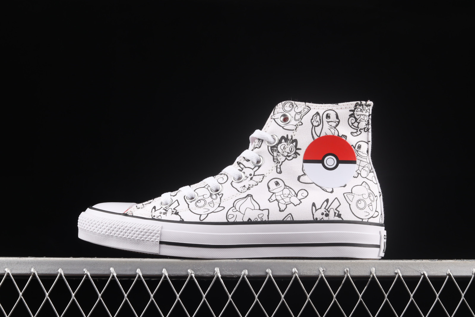 Pokémon x Converse Chuck Taylor All Star 1970s Hi White Black A01651C ...