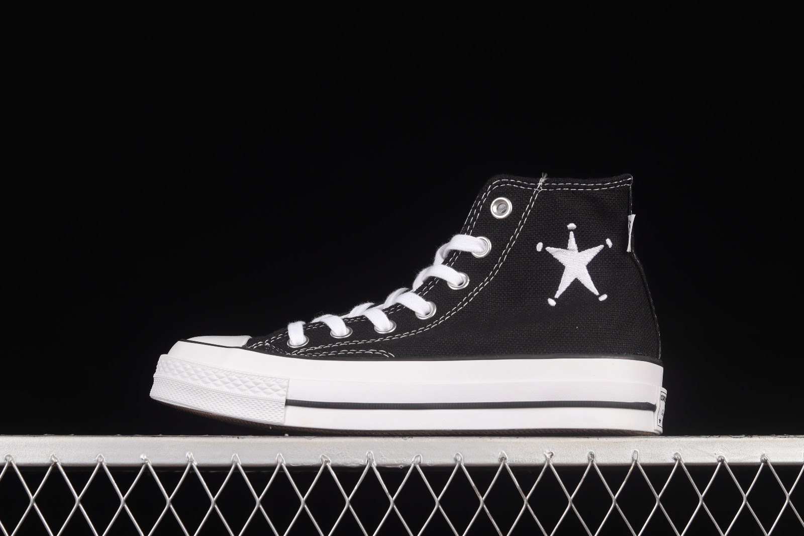 Stussy x Converse Chuck Taylor All Star 70 Hi Black White A01765C ...