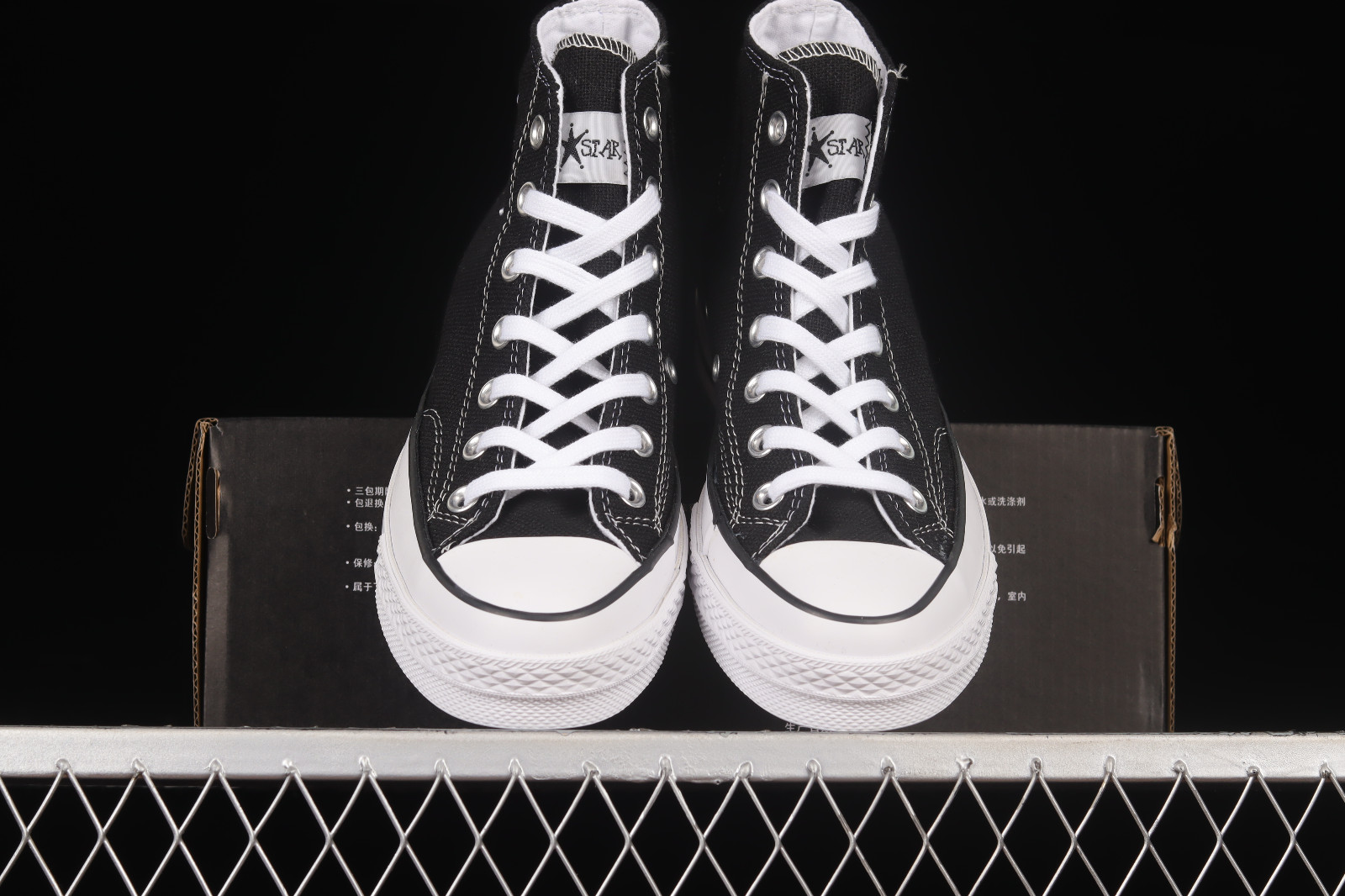 Stussy x Converse Chuck Taylor All Star 70 Hi Black White A01765C ...