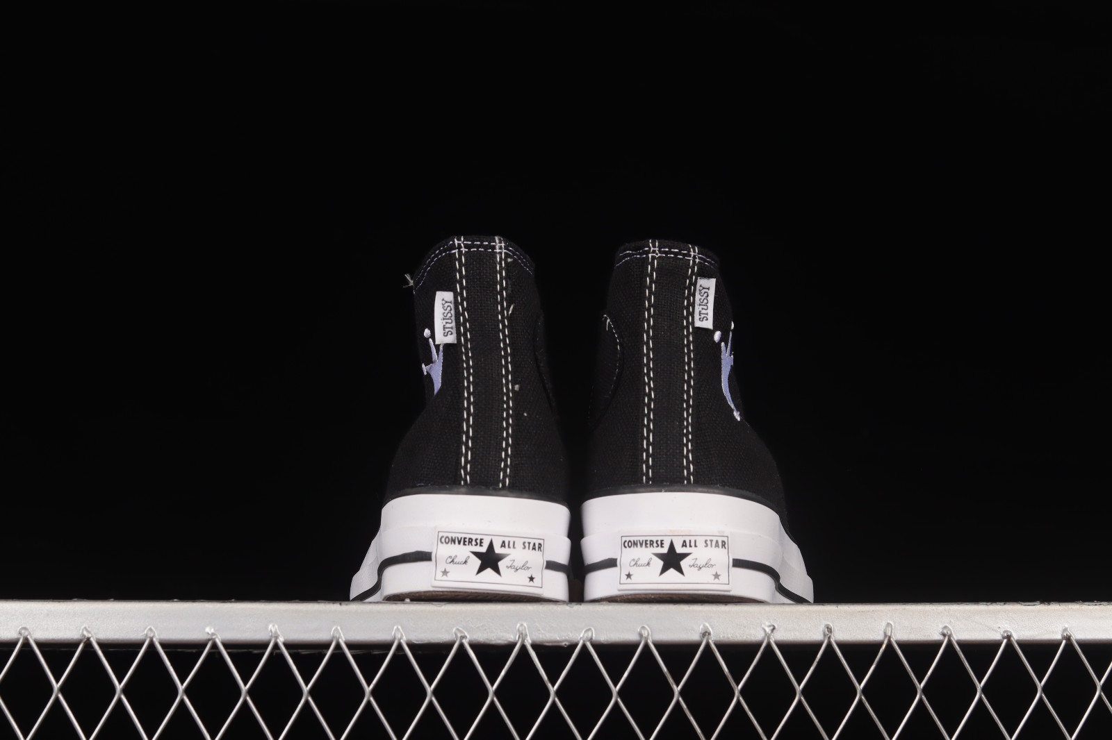Stussy x Converse Chuck Taylor All Star 70 Hi Black White A01765C ...