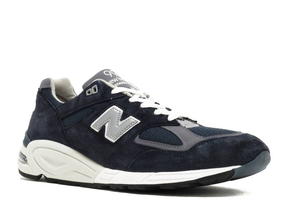 New Balance 990v2 Made In Usa Navy White Grey M990NV2 - New Balance Shoes - Sepcleat