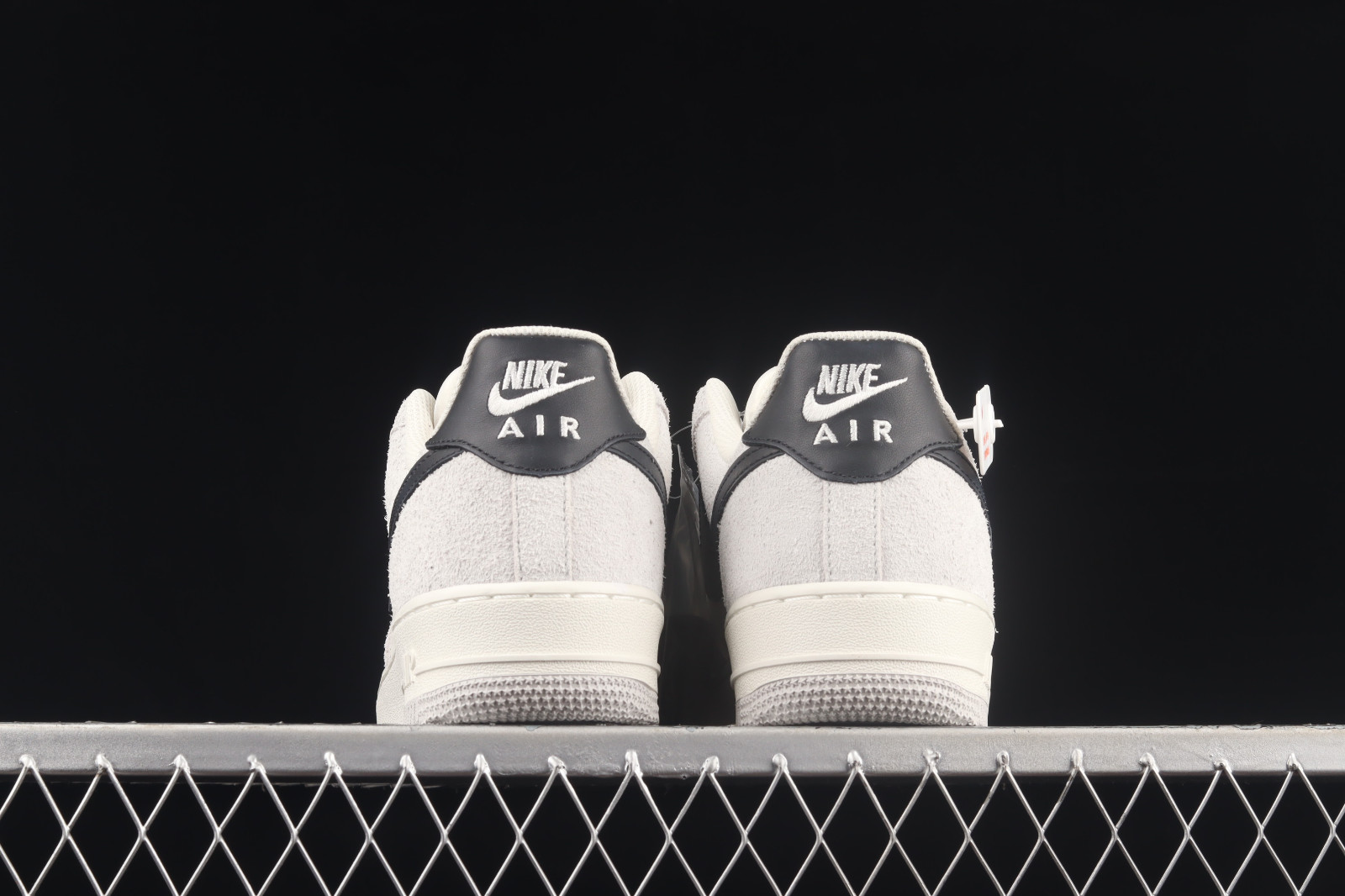 Nike Air Force 1 07 Low Light Grey White Black Shoes BG5120-315 - Air ...
