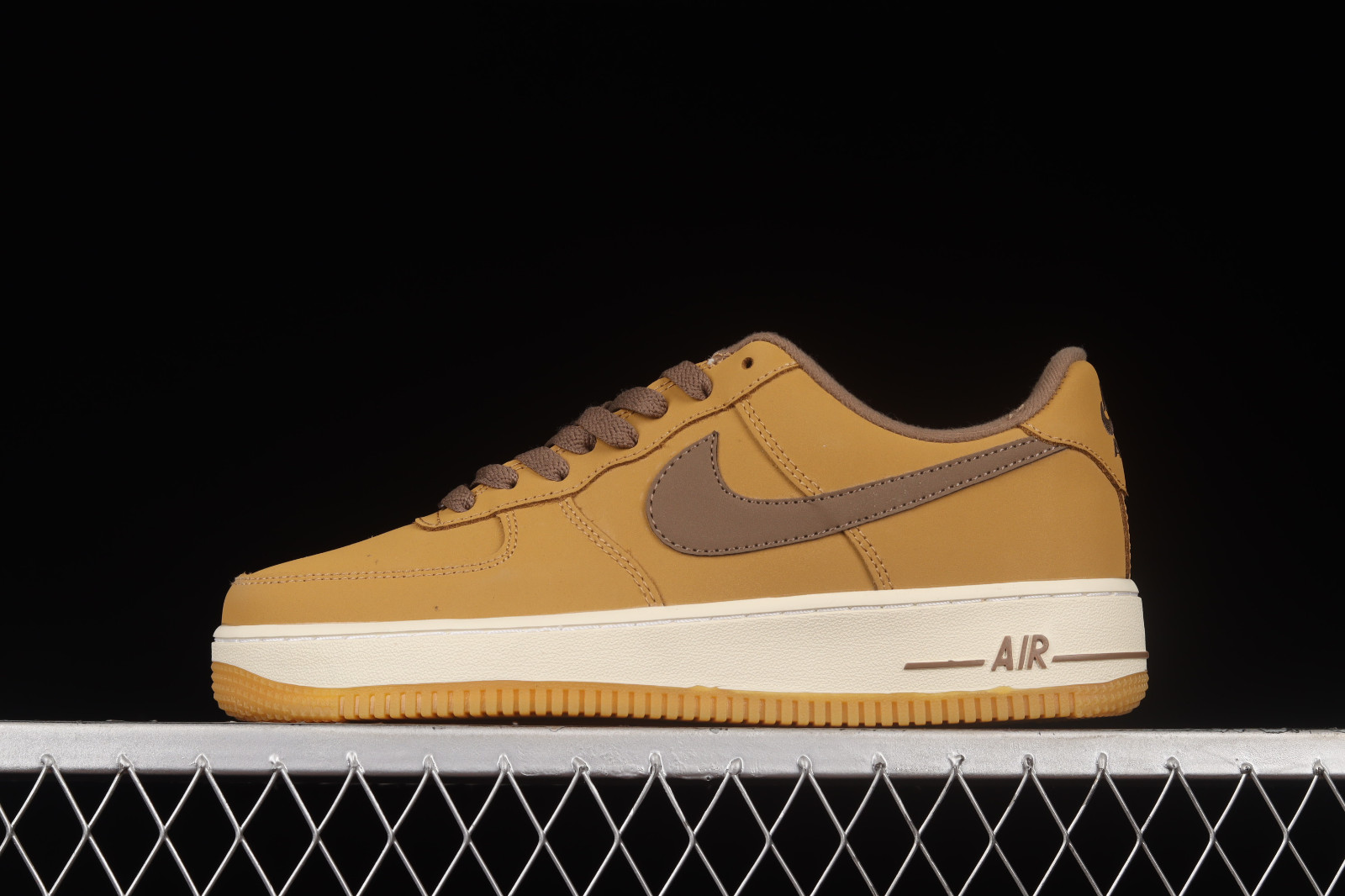 Nike Air Force 1 Low Waterproof Wheat Baroque Brown Net 309652-721 ...