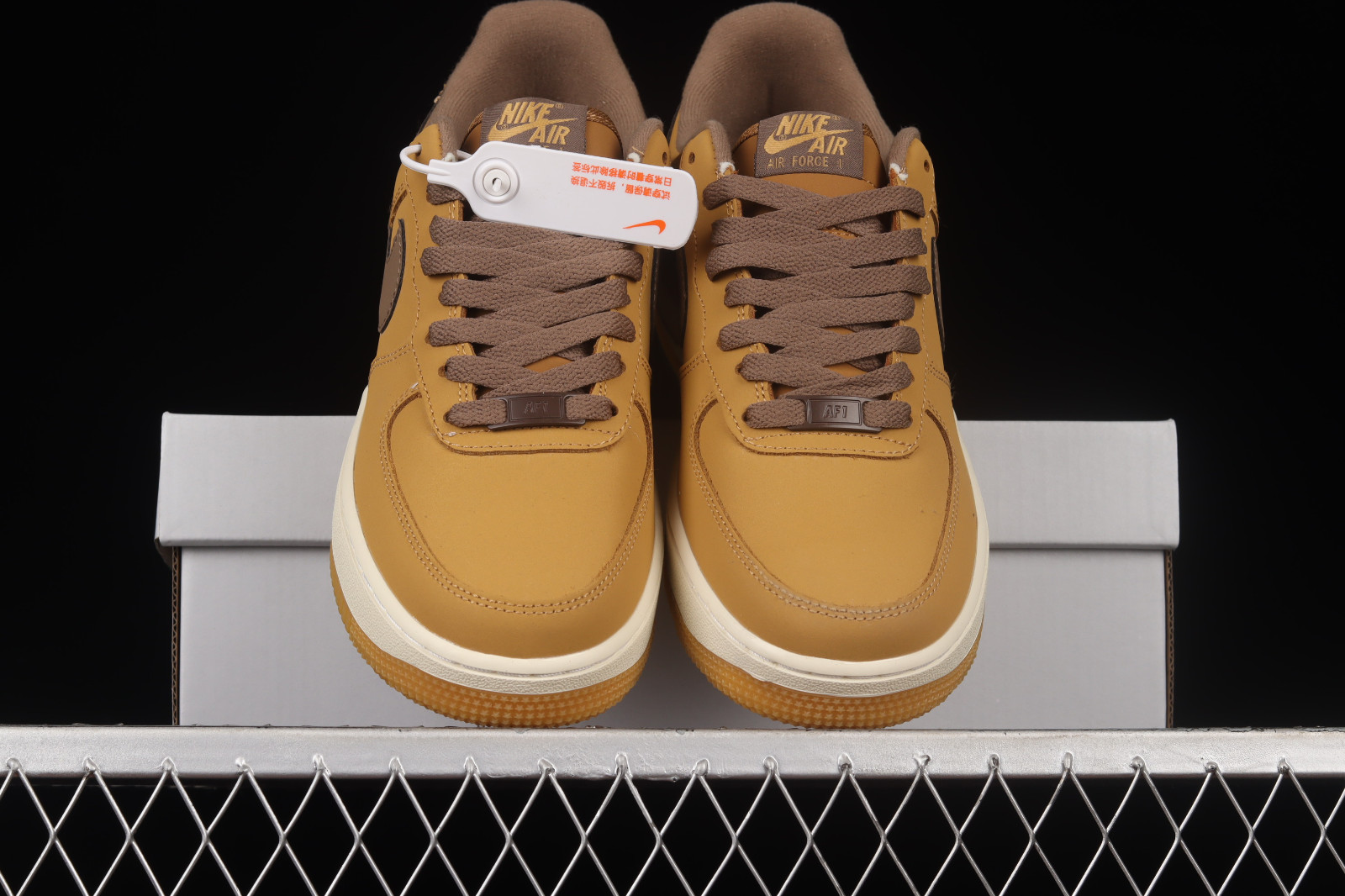 Nike Air Force 1 Low Waterproof Wheat Baroque Brown Net 309652-721 ...
