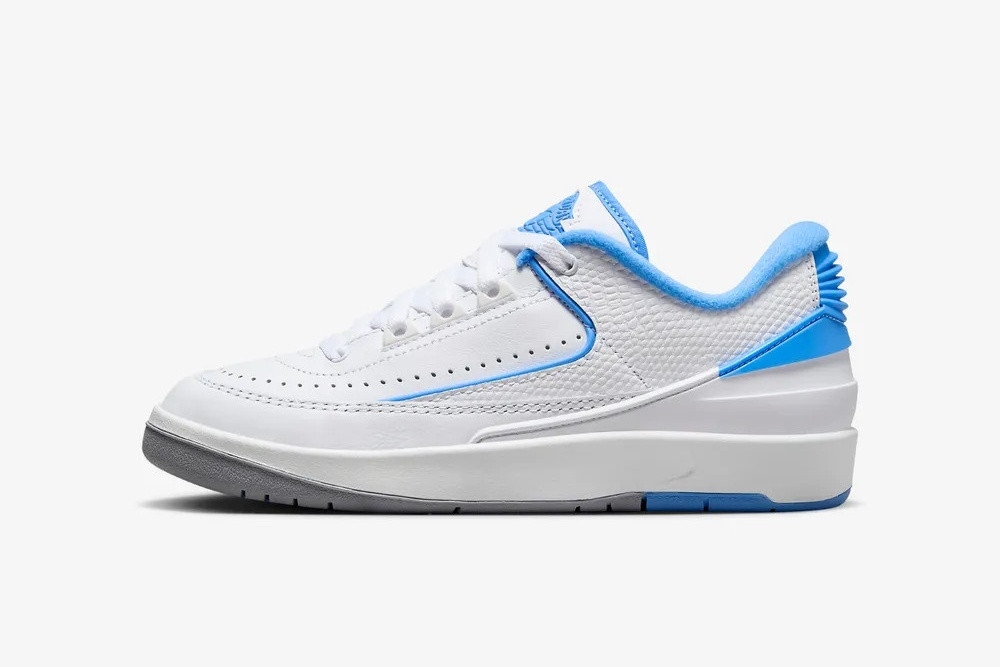 Air Jordan 2 Retro Low UNC GS White University Blue Cement Grey FJ6869 ...