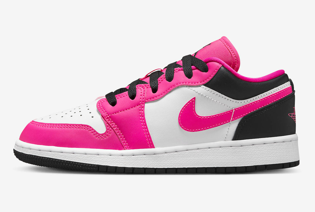 Air Jordan 1 Low GS Fierce Pink Black White DZ5365 601 Air Jordan I Air Jordan 1 Low GS Fierce Pink Black White DZ5365 601 Air Jordan I