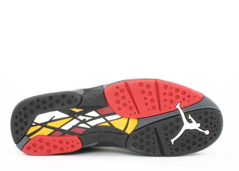 Air Jordan 8 Retro Low Playoffs 2003 Del True Black Sol Red 306157-061 ...