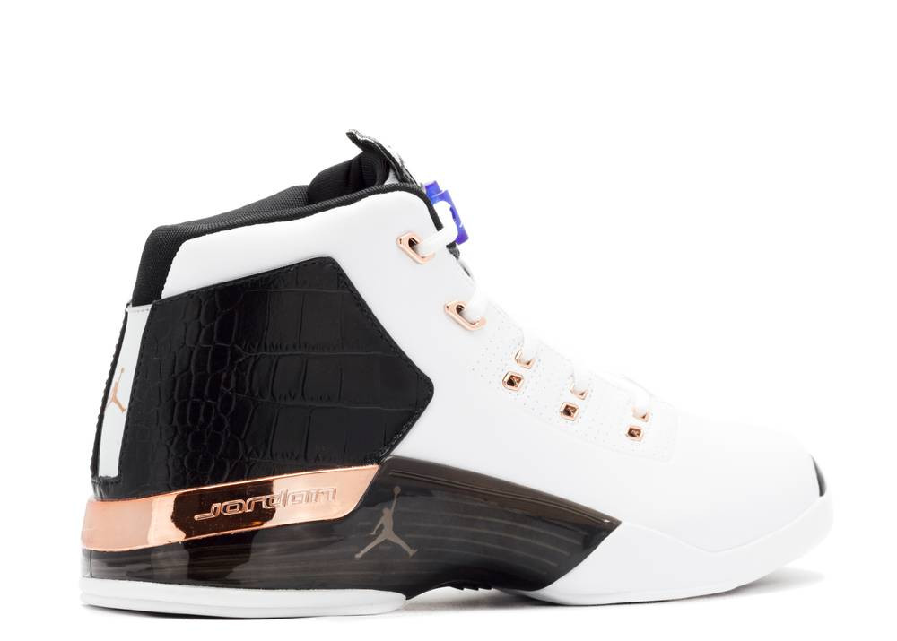 Air Jordan 17 Retro Copper 2016 Sport Royal Metallic Black White Coin ...