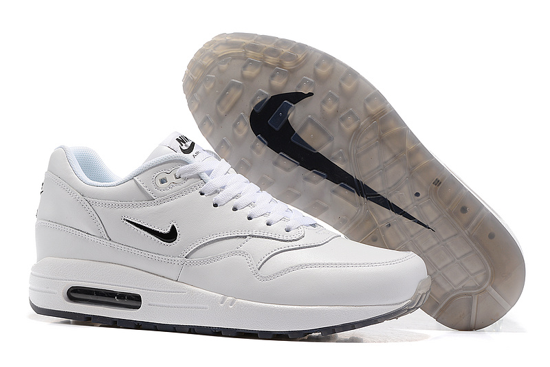 Nike Air Max 87 Running Shoes Unisex White All Black - Air Max 87 - Sepgoal
